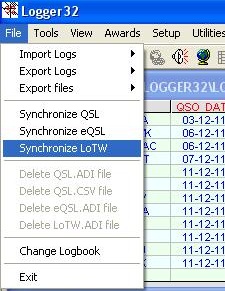 LotW και Logger32 - SZ1A