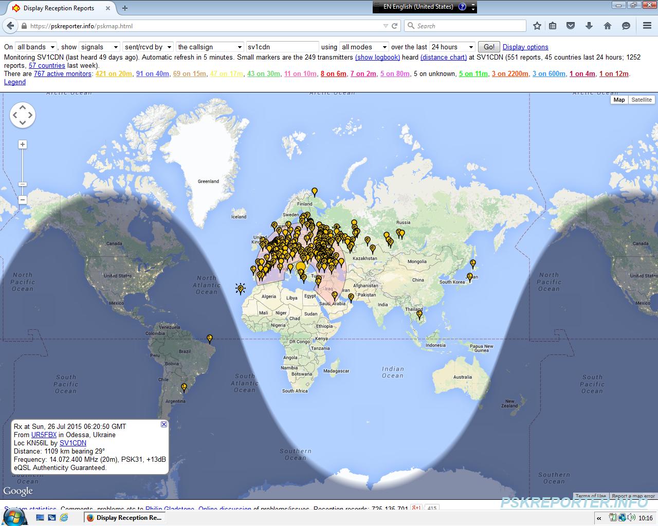 SKIMMERS - Receiving multiple RTTY & PSK signals - SZ1A