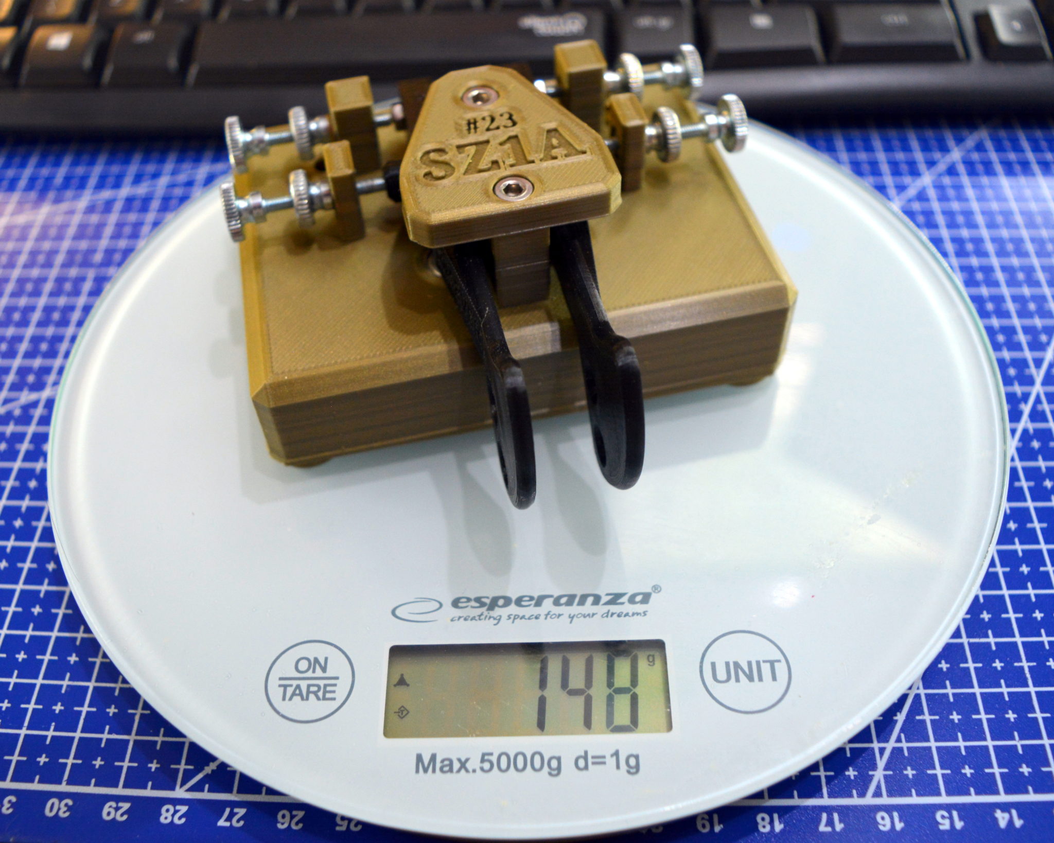 New 3D Printed CW Paddles by CR6K (video) - SZ1A