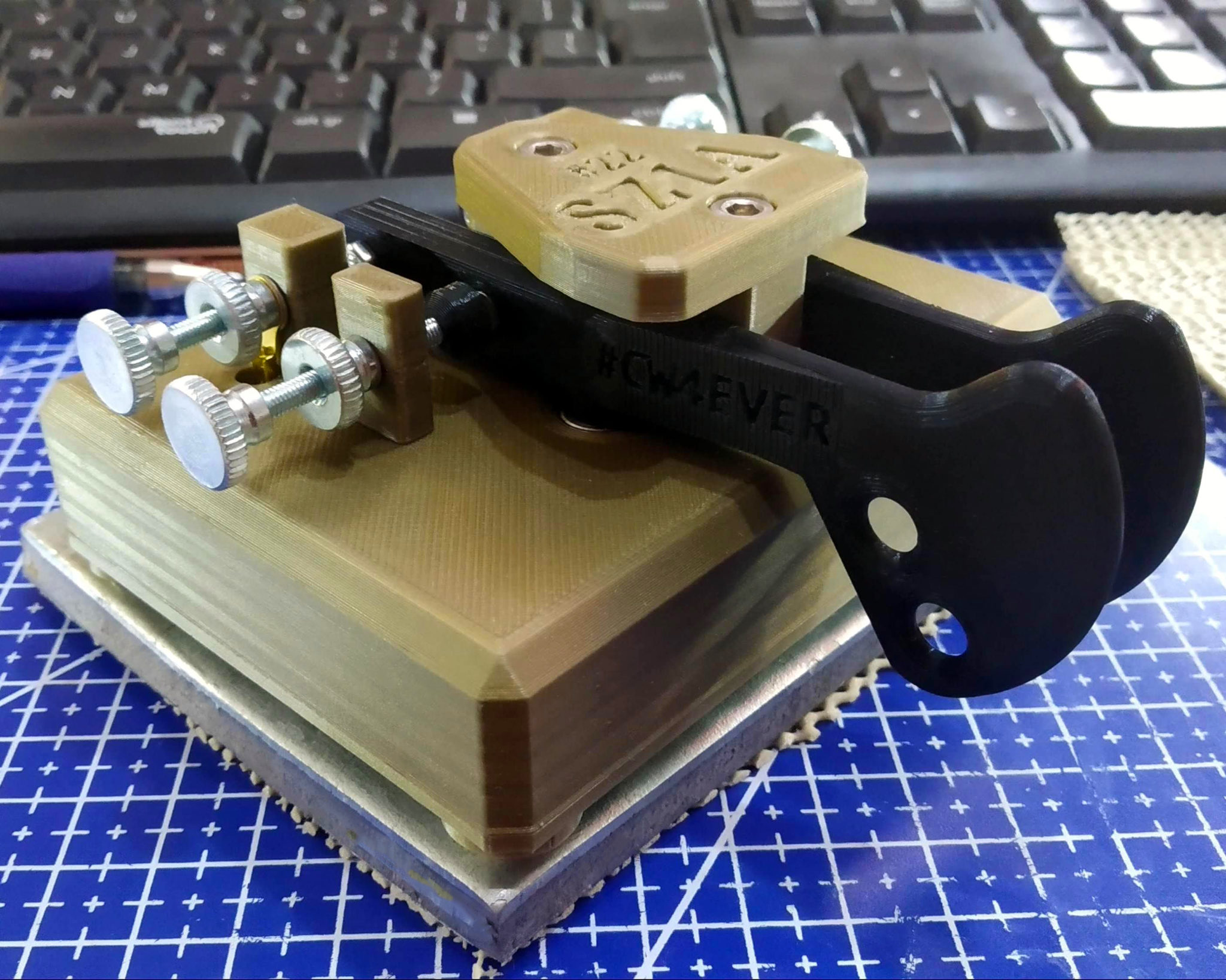 New 3D Printed CW Paddles by CR6K (video) - SZ1A