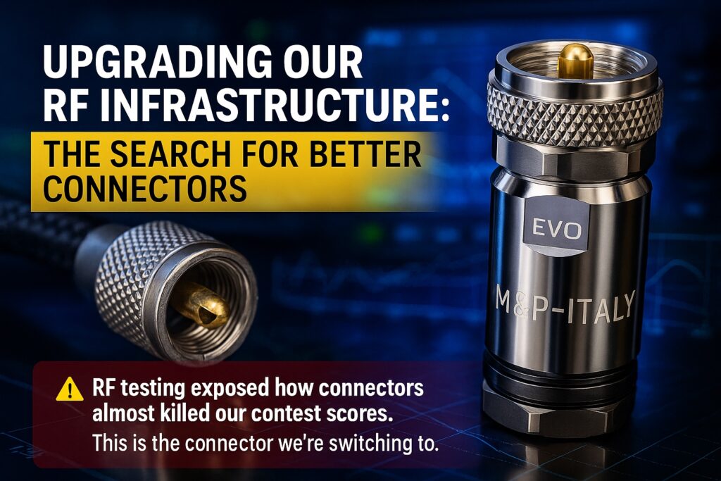 Upgrading Our RF Infrastructure: The Search for Better Connectors - SZ1A